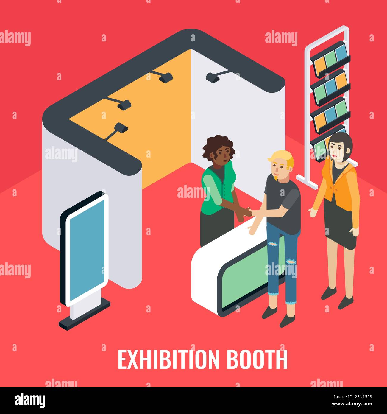 Booth hall Stock Vector Images - Alamy