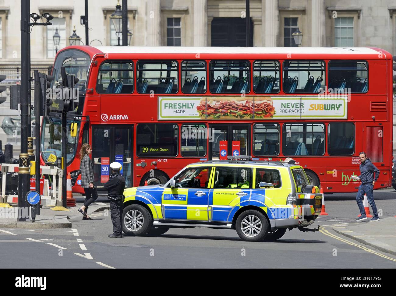 Whitehall police car hi-res stock photography and images - Alamy