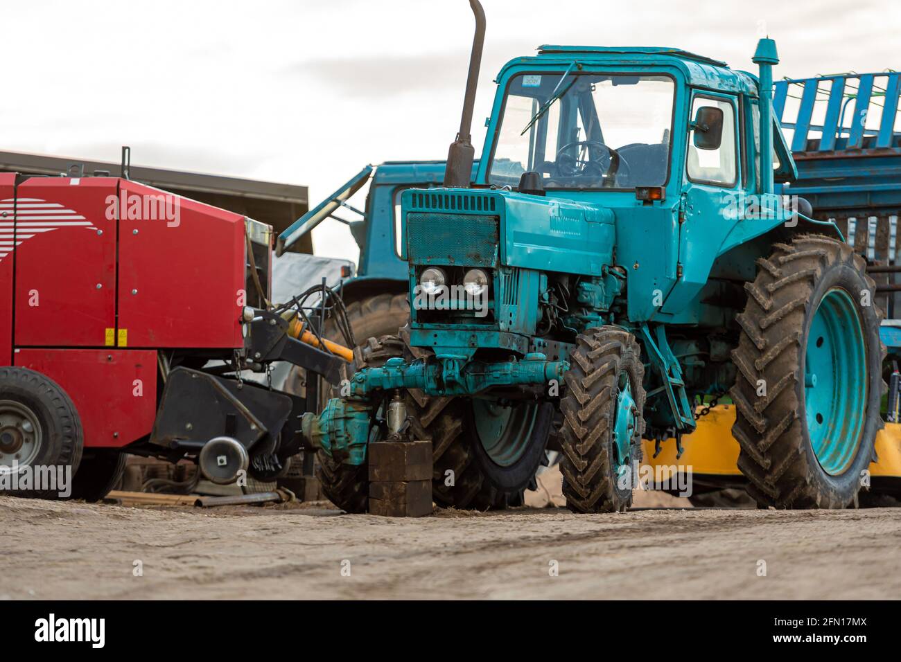 Old belarus tractor hi-res stock photography and images - Alamy