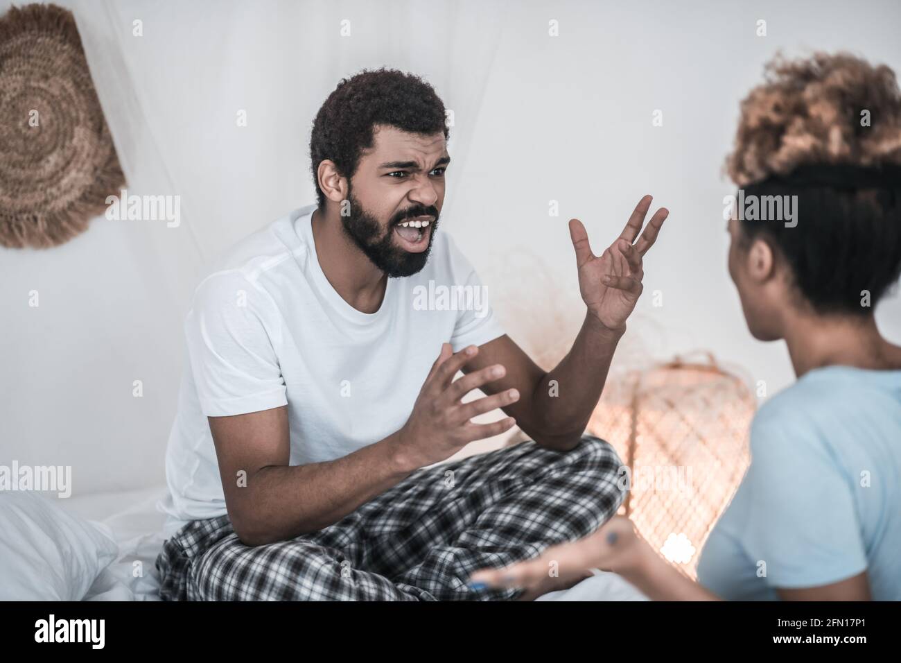 Open screaming dark hi-res stock photography and images - Alamy
