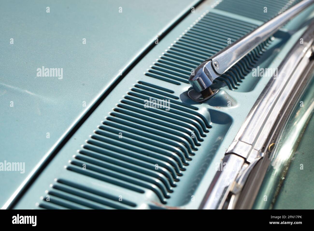 air intake grille on the body of a retro car Stock Photo - Alamy