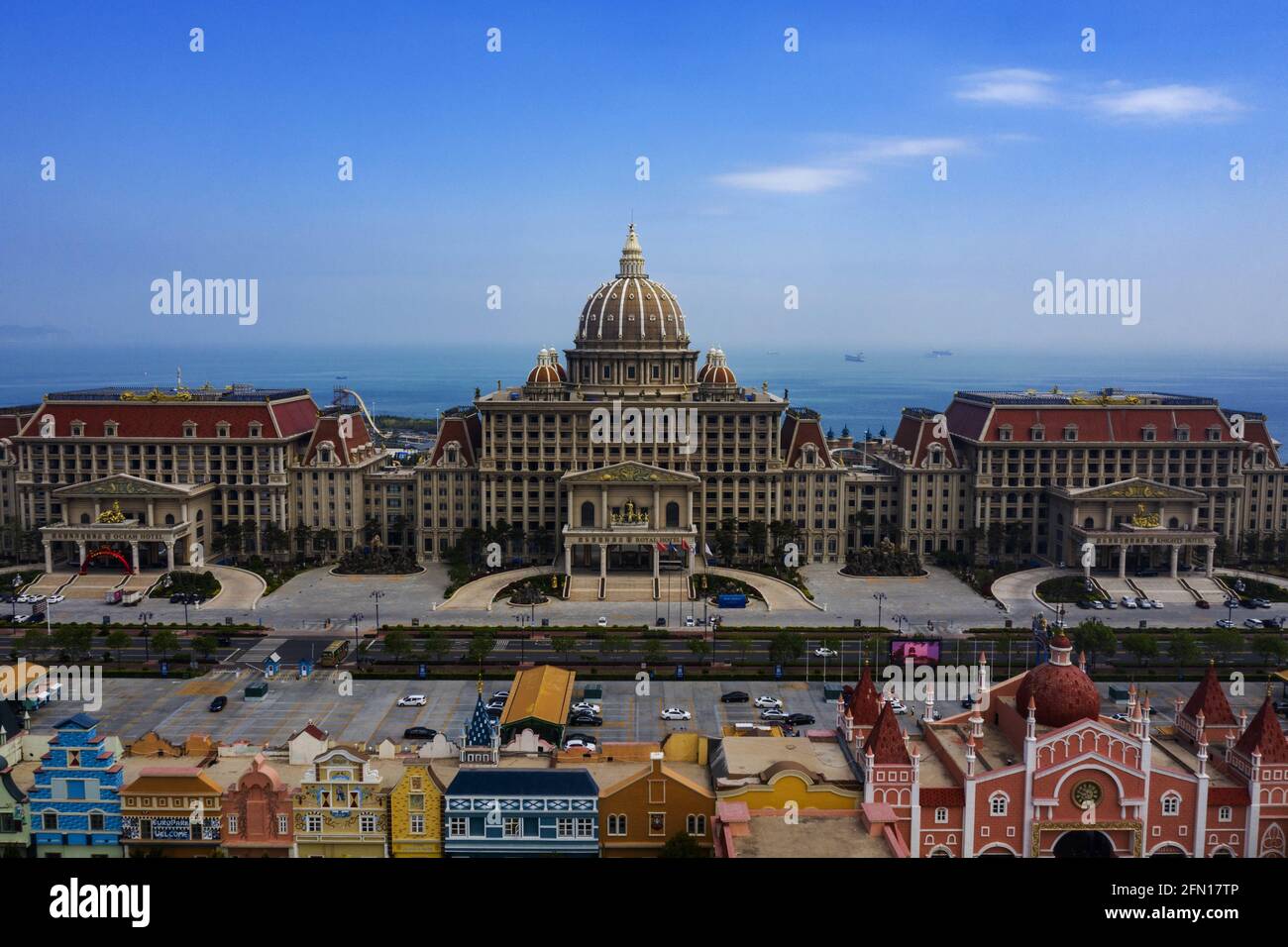Yantai, China. May 13 2021: Since the beginning of summer, Penglai ...