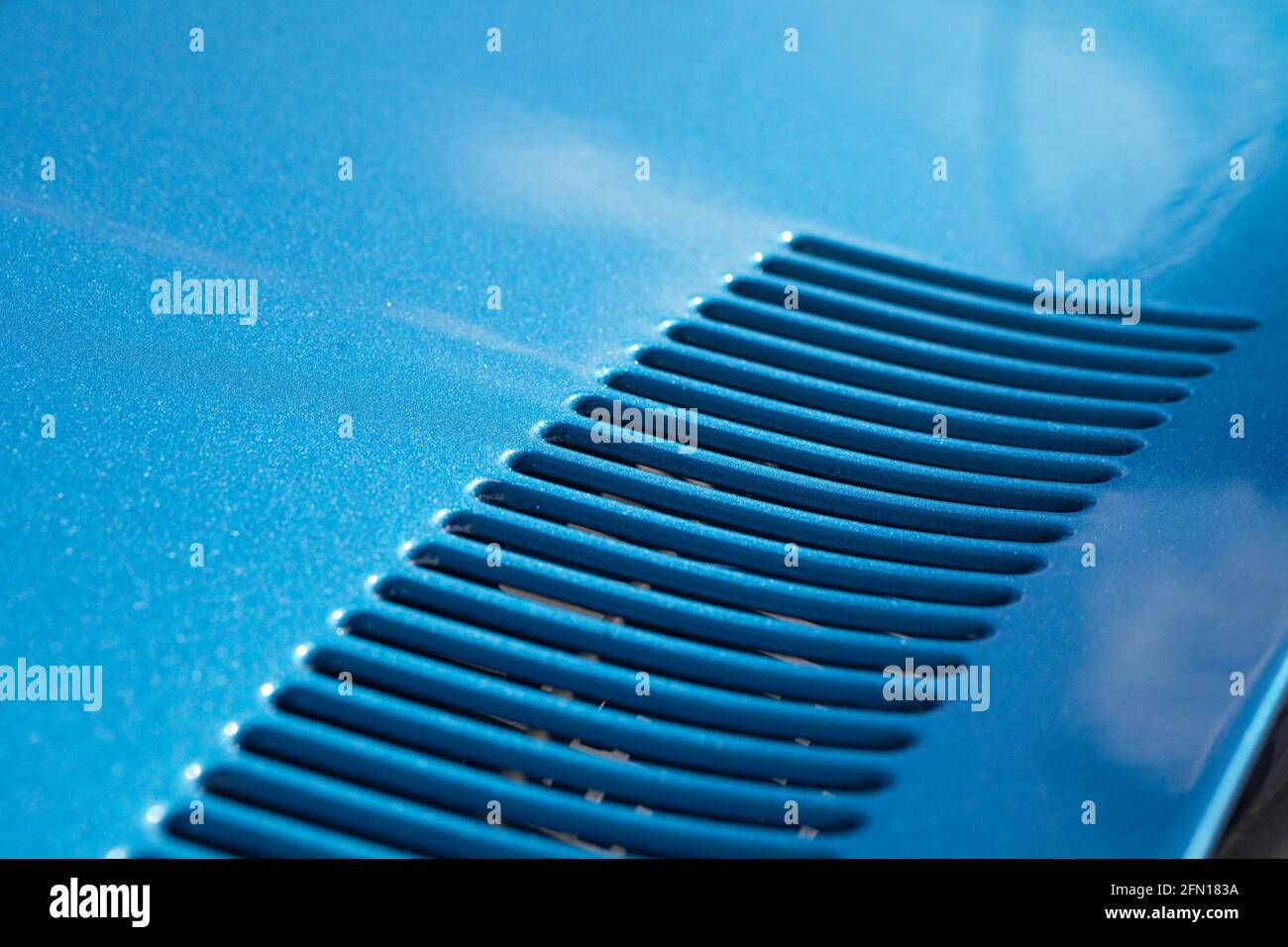 air intake grille on the body of a retro car Stock Photo - Alamy