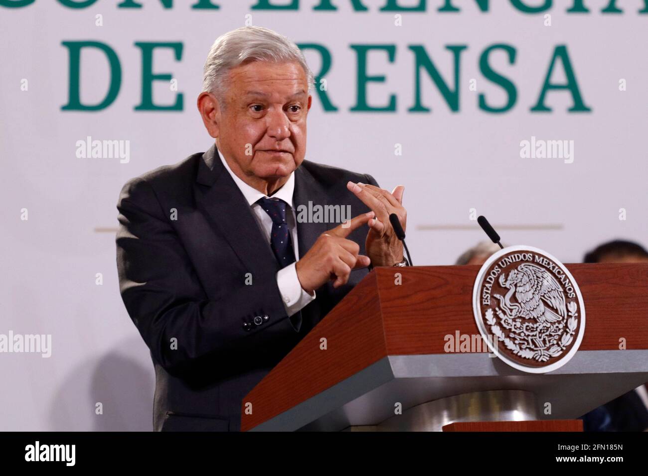 Non Exclusive: MEXICO CITY, MEXICO - MAY 12: Mexico's President Andres Manuel Lopez Obrador ...