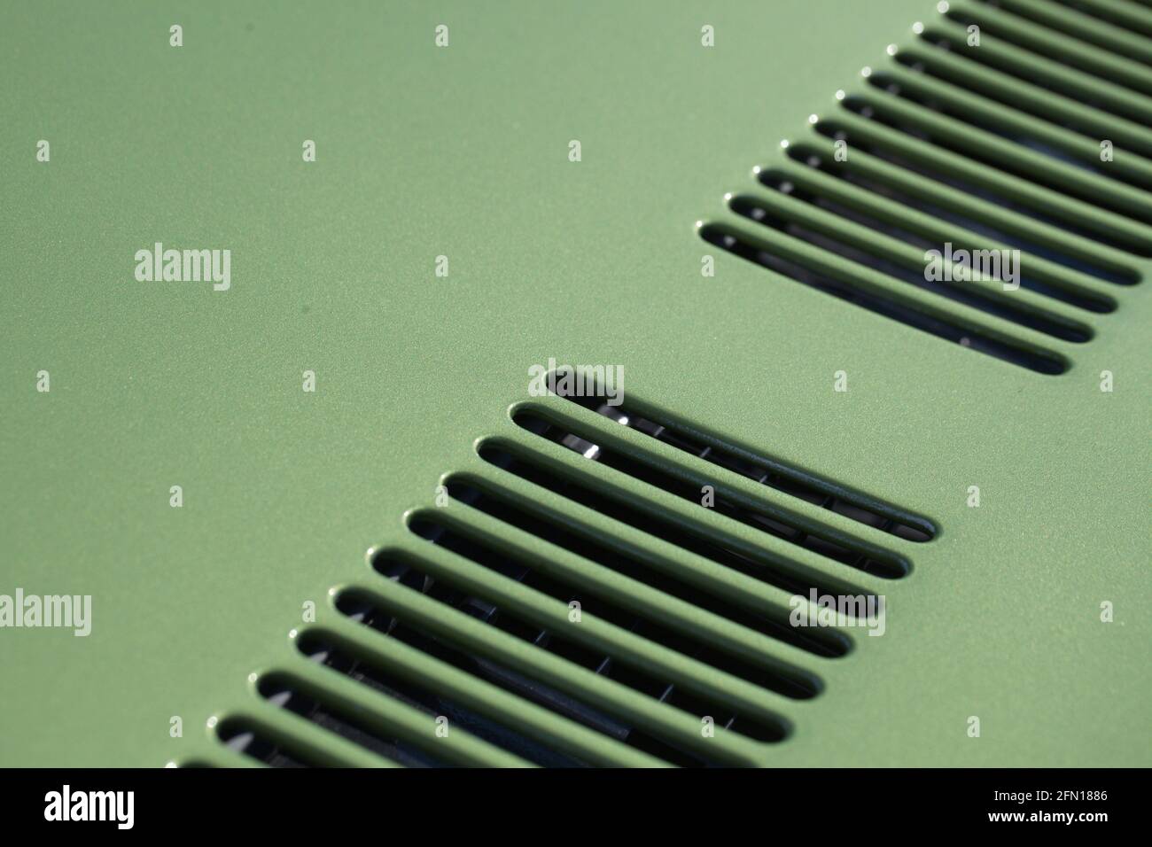 air intake grille on the body of a retro car Stock Photo - Alamy