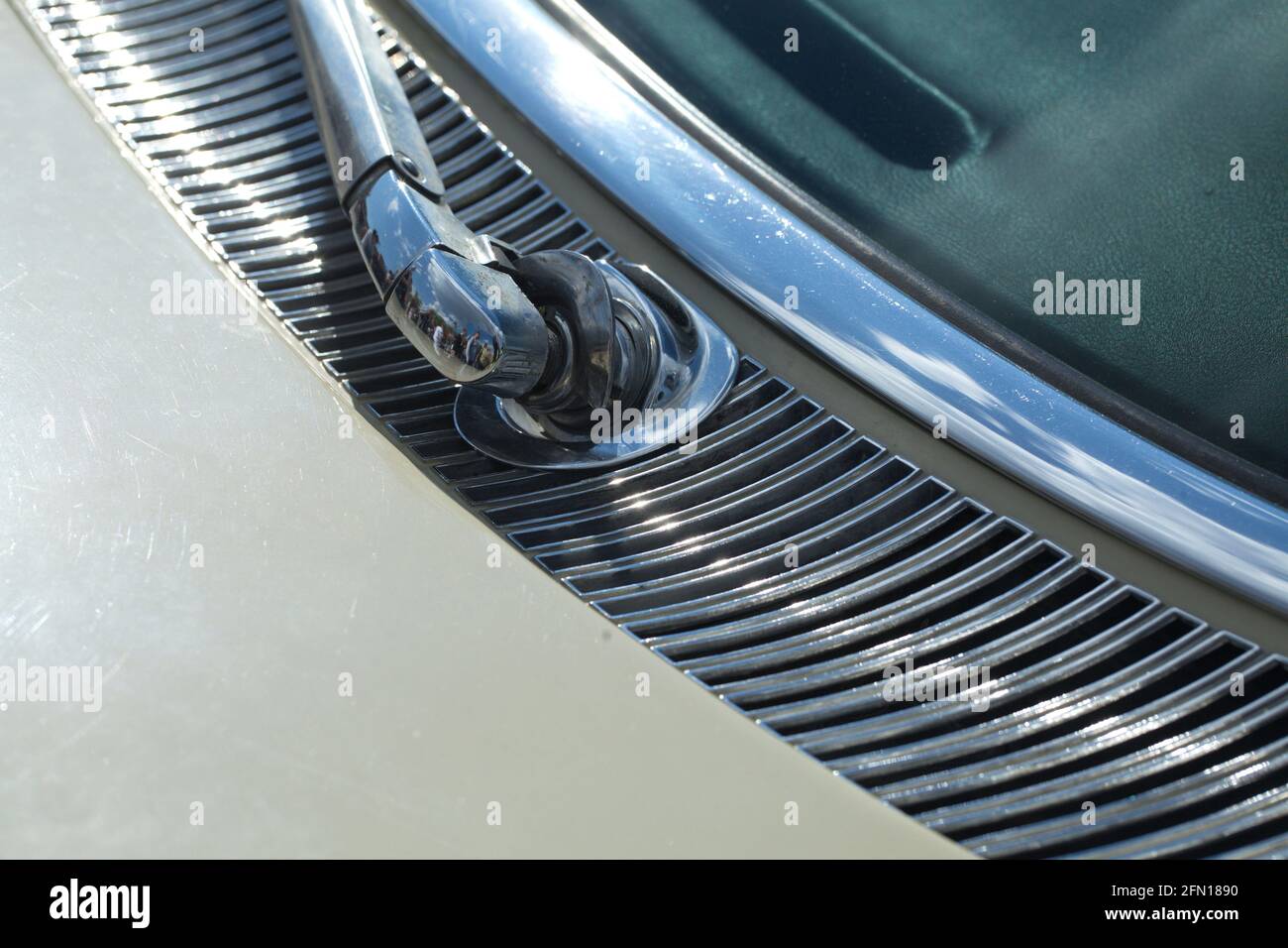 air intake grille on the body of a retro car Stock Photo - Alamy