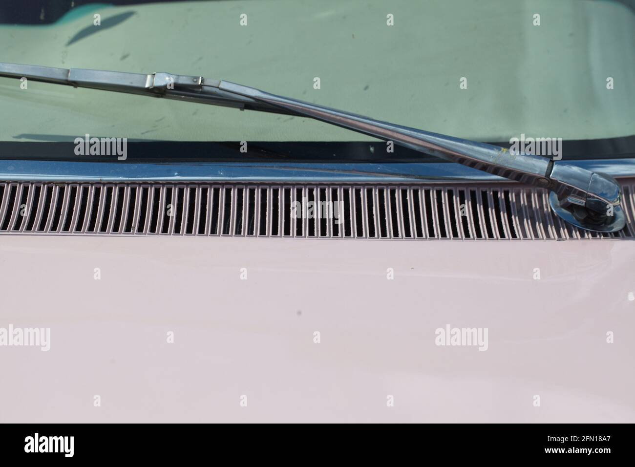 air intake grille on the body of a retro car Stock Photo - Alamy