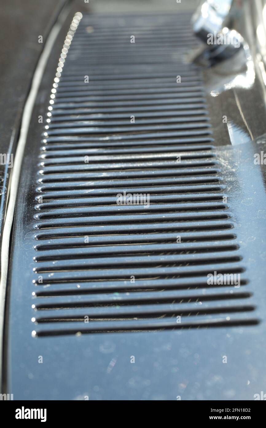 air intake grille on the body of a retro car Stock Photo - Alamy