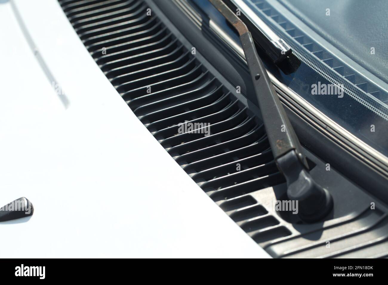 air intake grille on the body of a retro car Stock Photo - Alamy