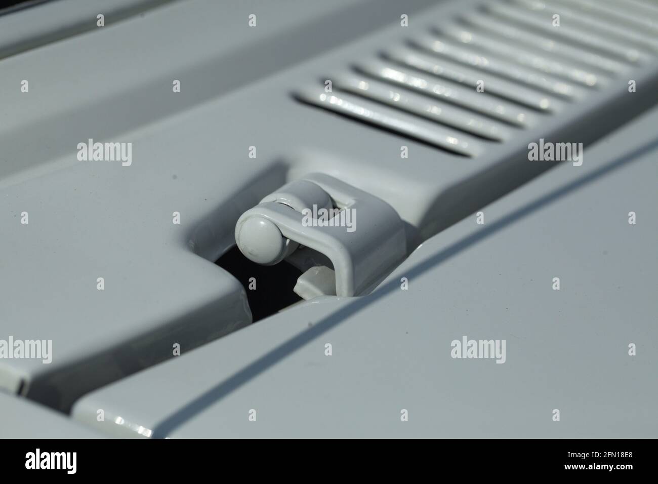 air intake grille on the body of a retro car Stock Photo - Alamy