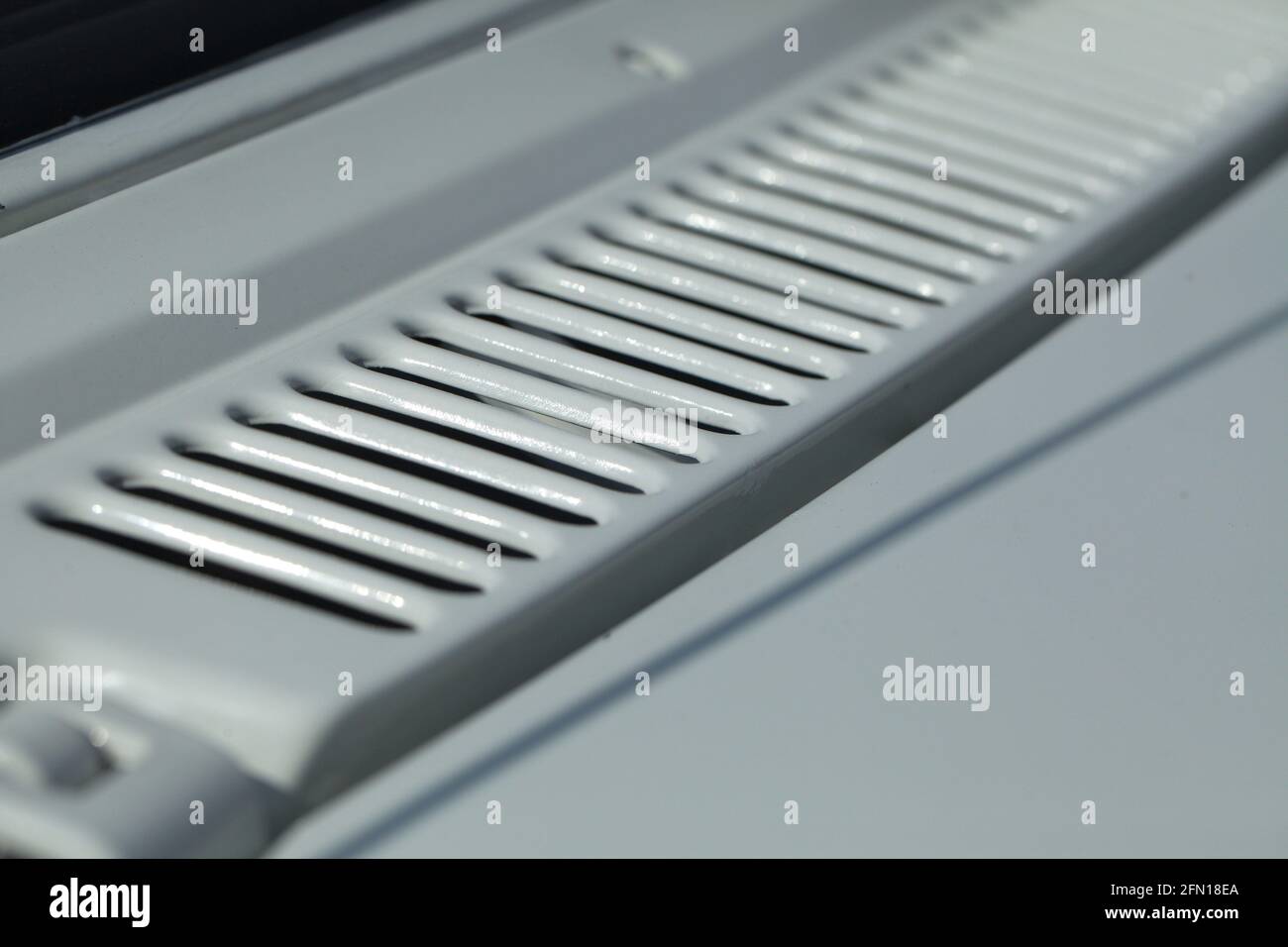 air intake grille on the body of a retro car Stock Photo - Alamy