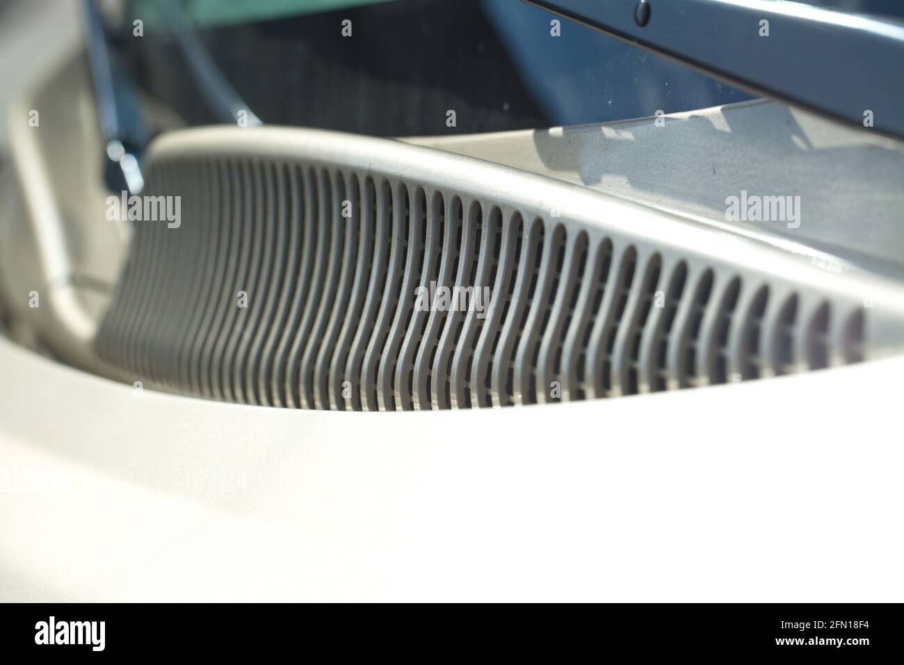 air intake grille on the body of a retro car Stock Photo - Alamy