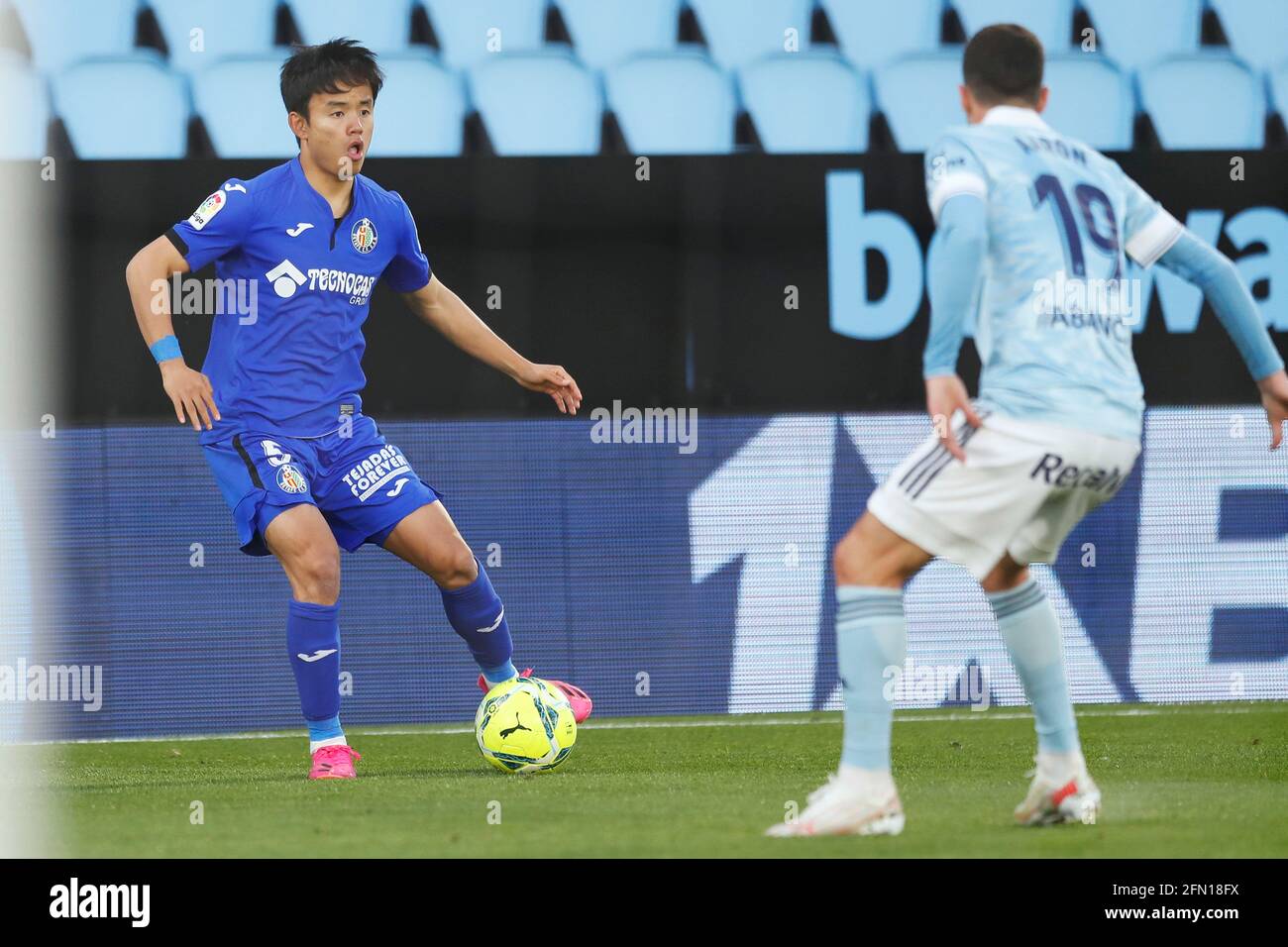 Vigo, Spain. Credit: D. 12th May, 2020. Takefusa Kubo (Getafe) Football ...