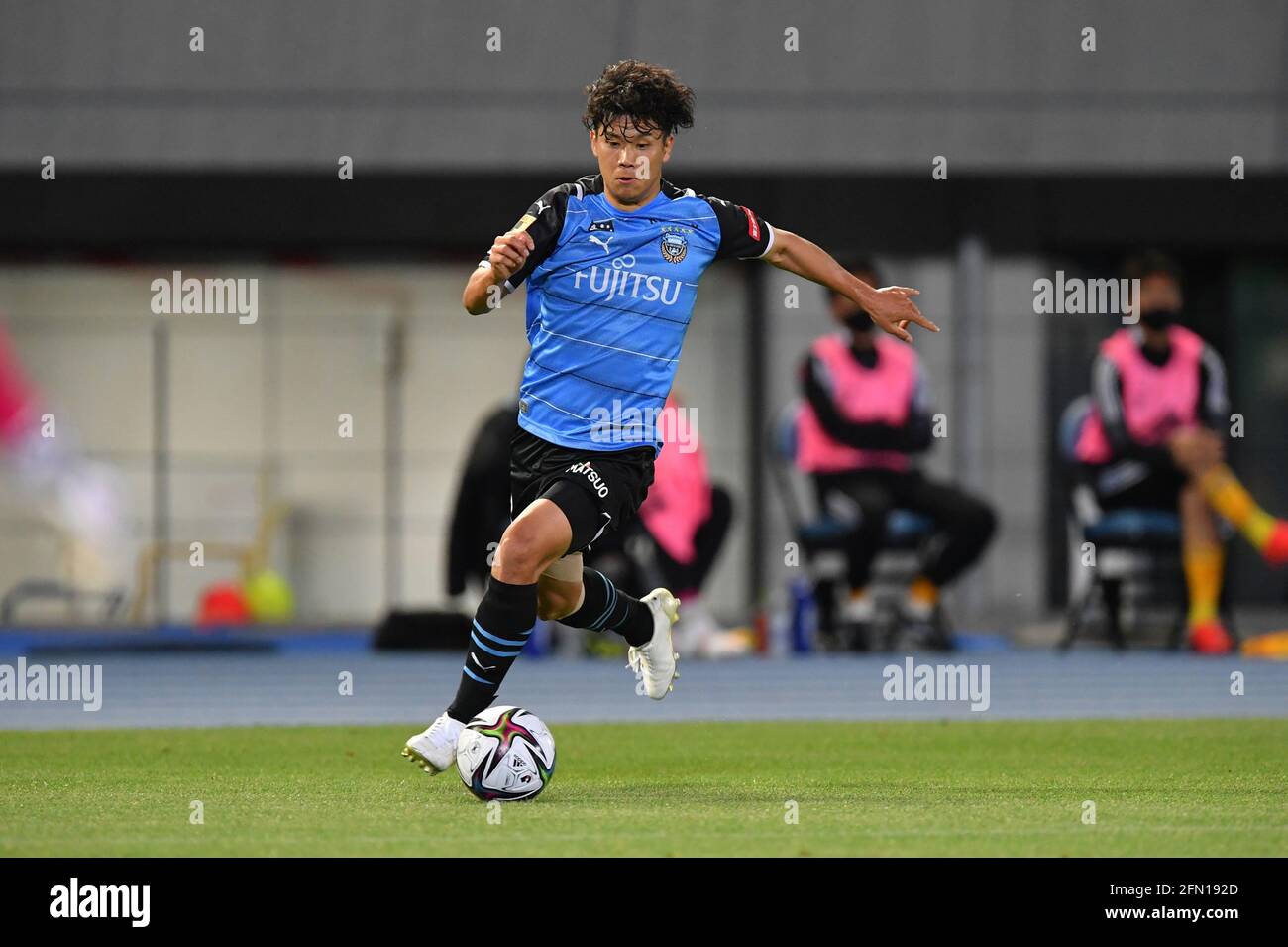 Miki Yamane of Kawasaki Frontale during the 2021 J1 League soccer match between Kawasaki ...