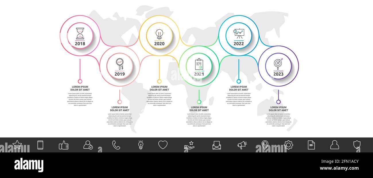 6 lines infographic hi-res stock photography and images - Alamy