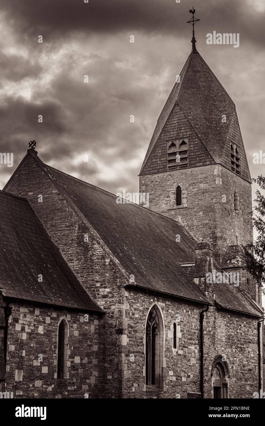 St Andrews Church, Churcham, Gloucestershire Stock Photo - Alamy