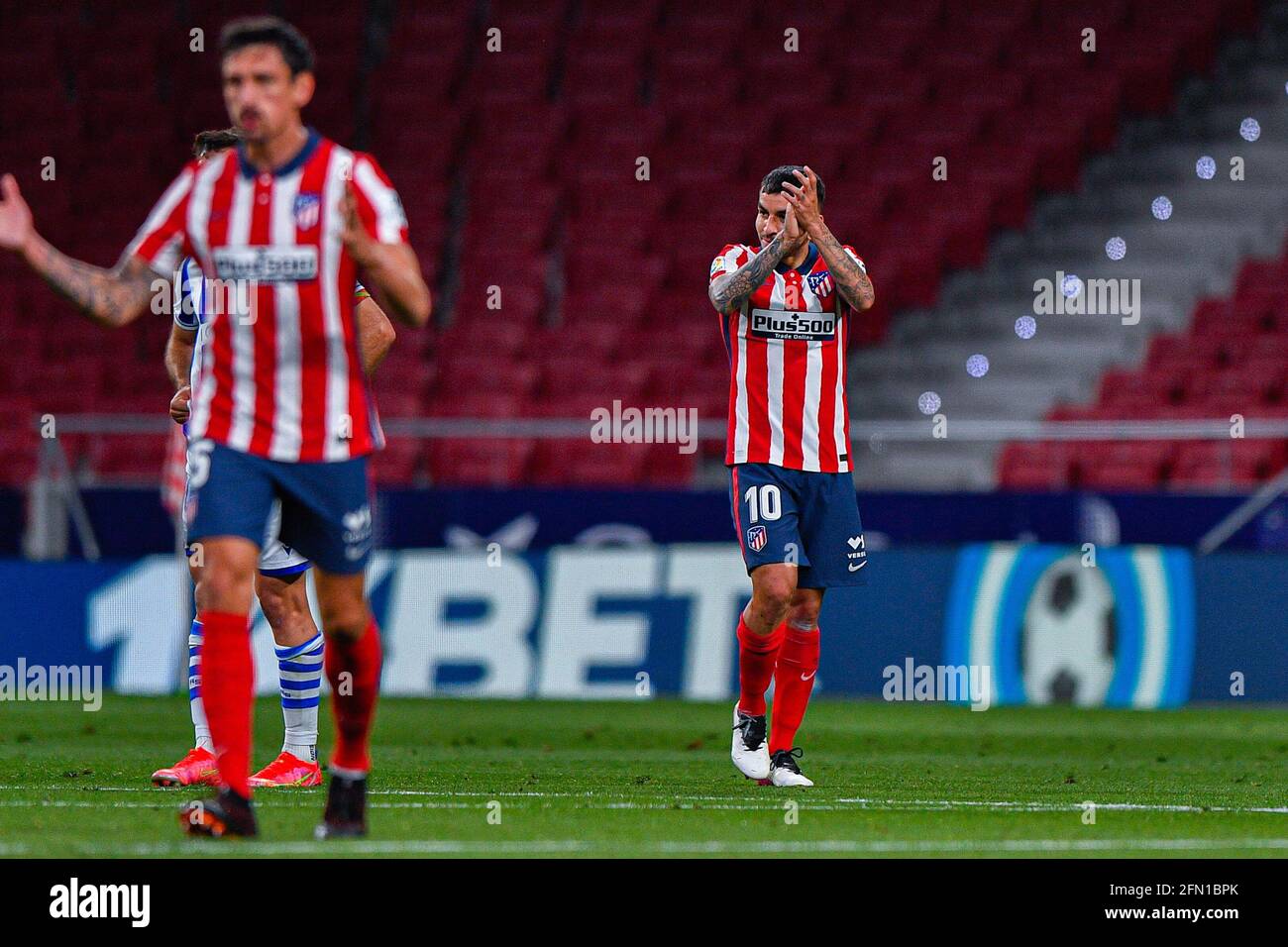 MADRID, SPAIN - MAY 12: Angel Correa of Atletico Madrid celebrates ...