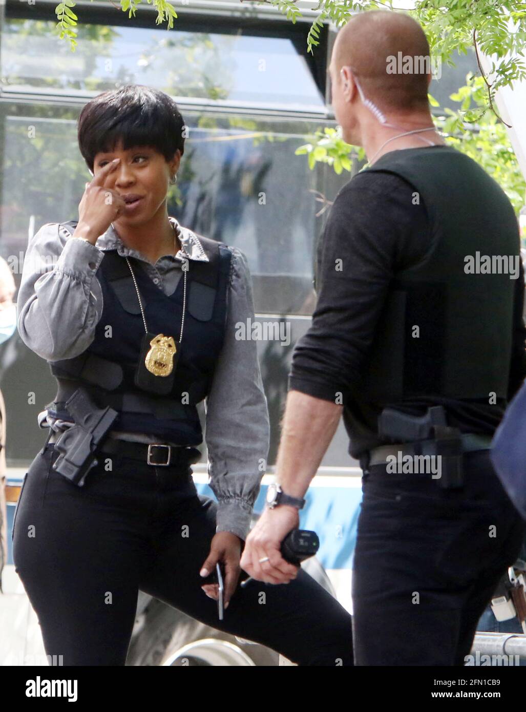 Christopher meloni on the set of law and order hi-res stock photography ...