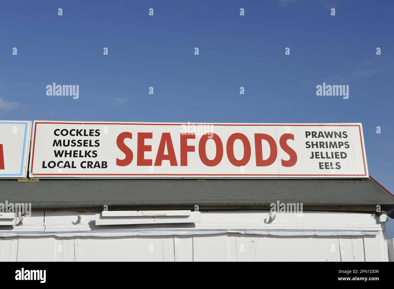 Seafood shop sign Stock Photo - Alamy