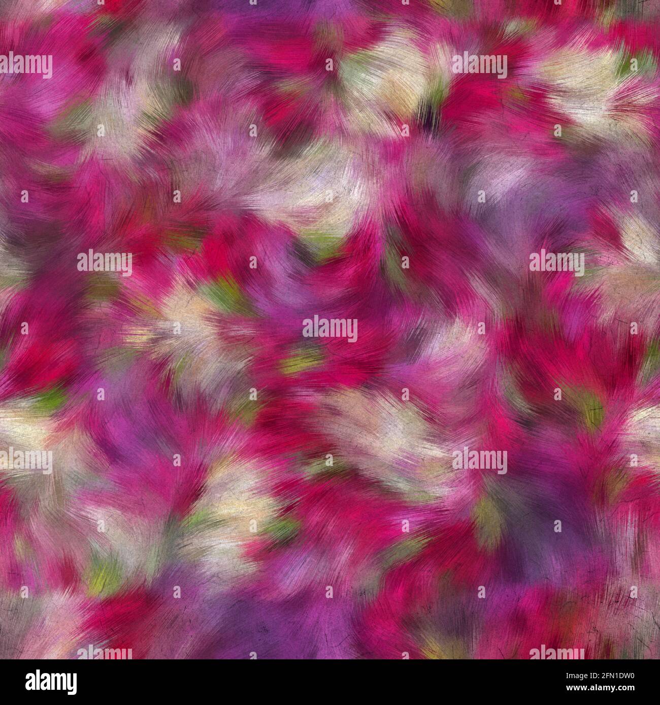 Seamless faux digital painted floral pattern print Stock Photo - Alamy
