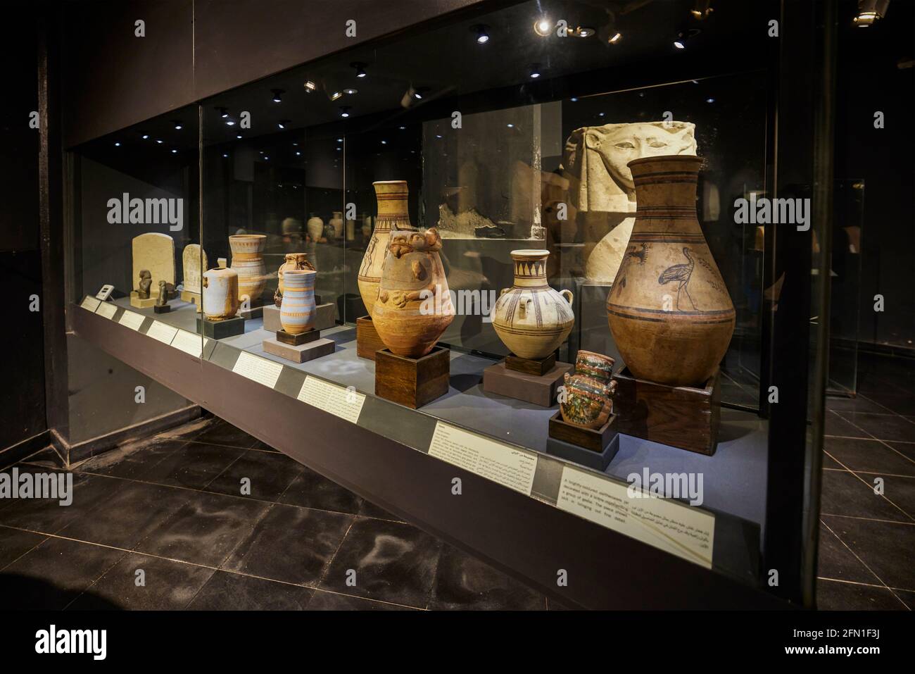 Egypt, Alexandria April 26, 2021: images from the national museum ...