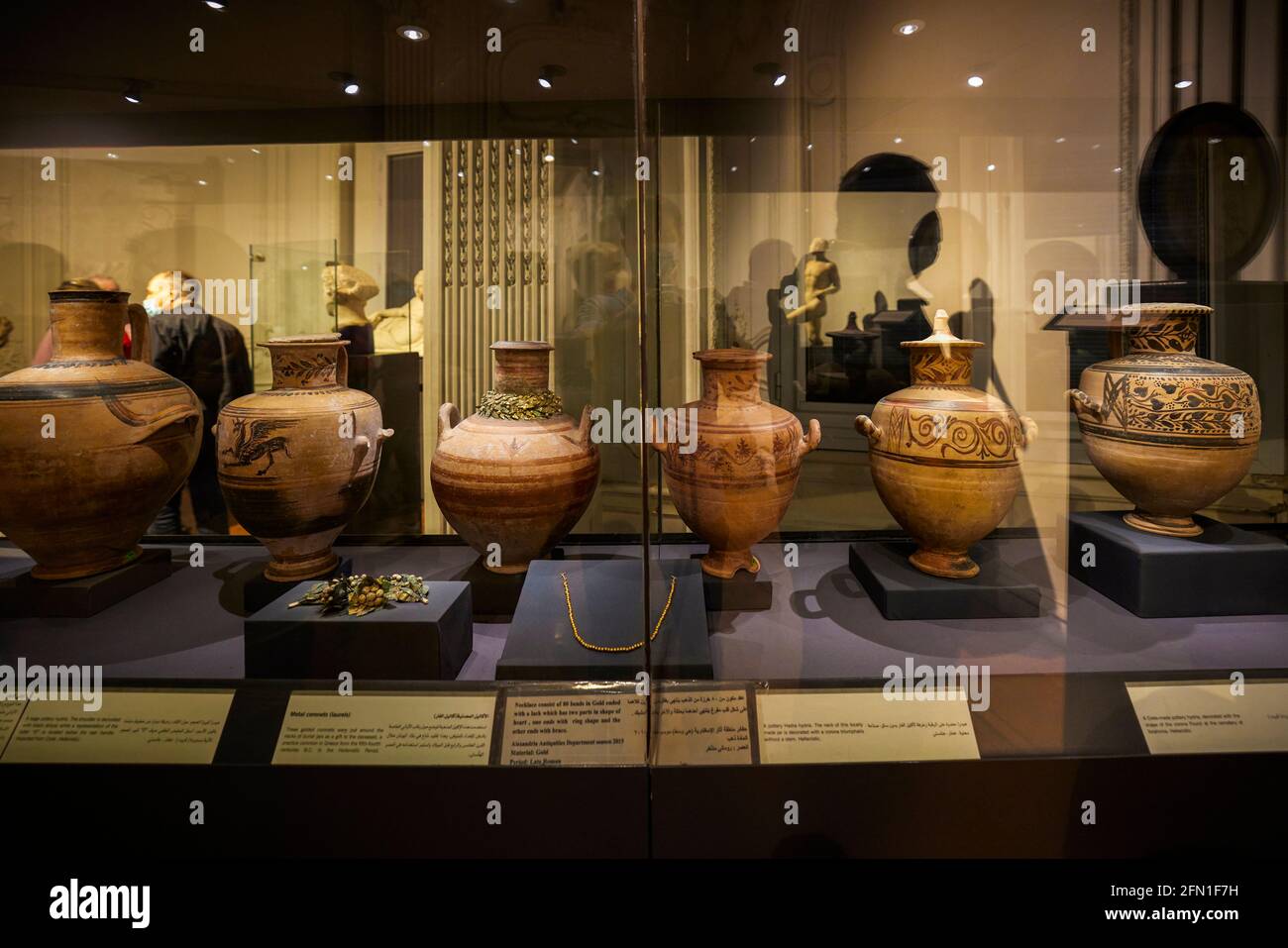 Egypt, Alexandria April 26, 2021: images from the national museum ...
