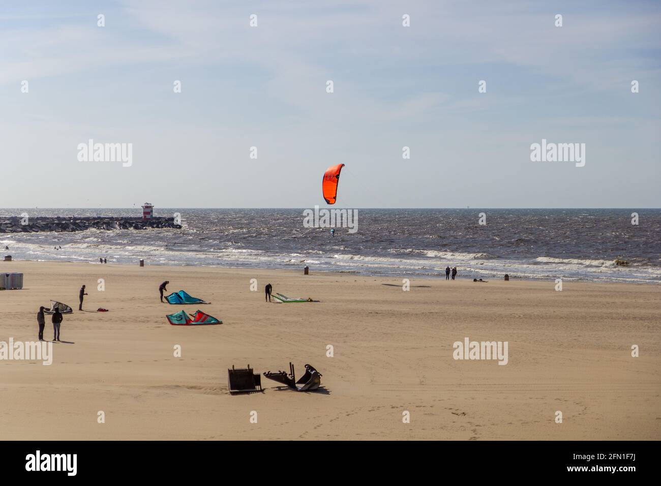 Scheveningen beach hi-res stock photography and images - Alamy