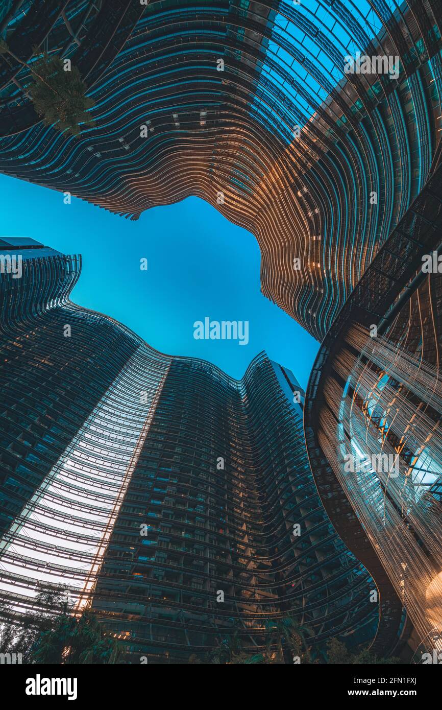 Urban architecture in city state Stock Photo - Alamy