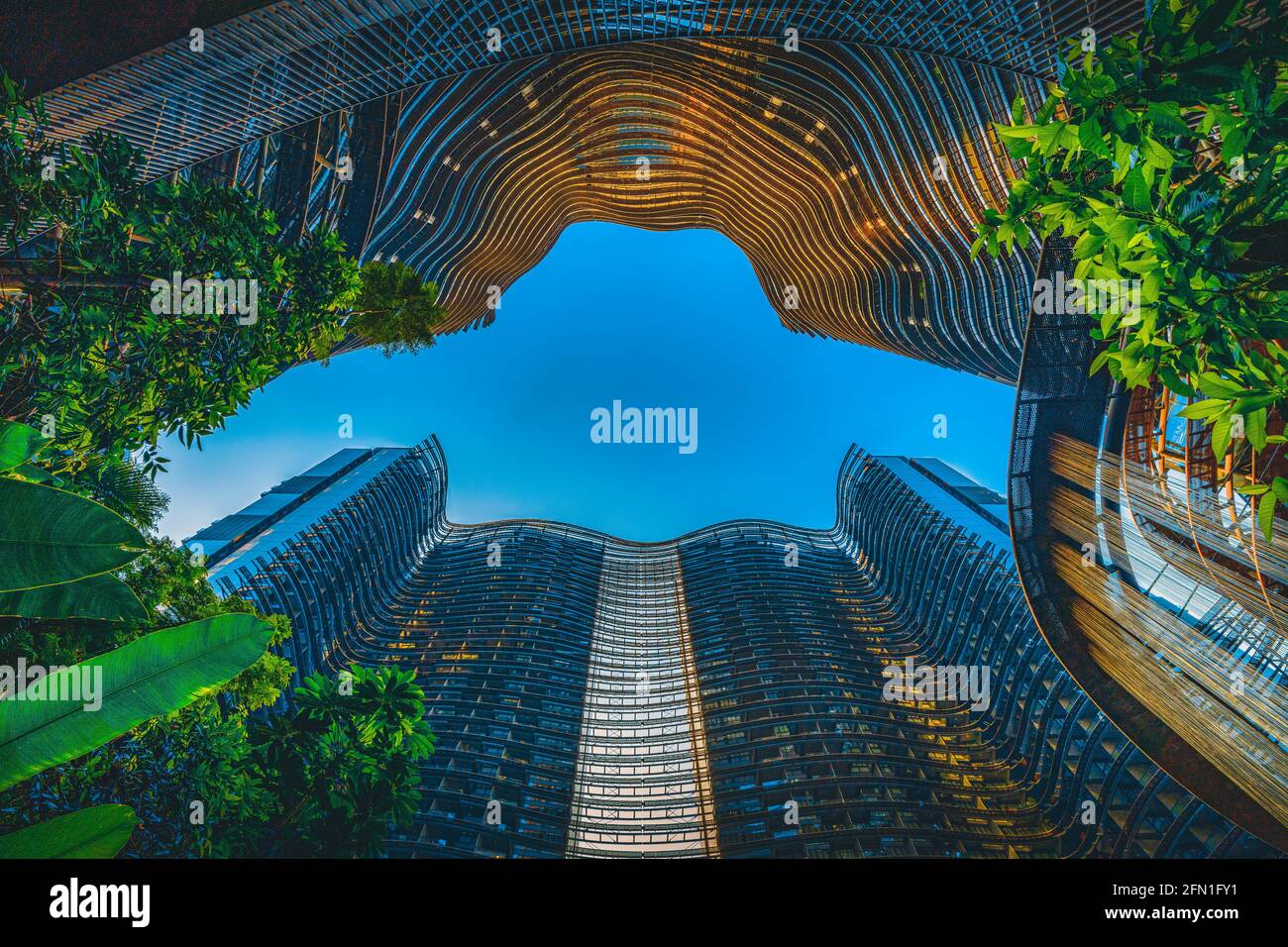 Urban architecture in city state Stock Photo - Alamy