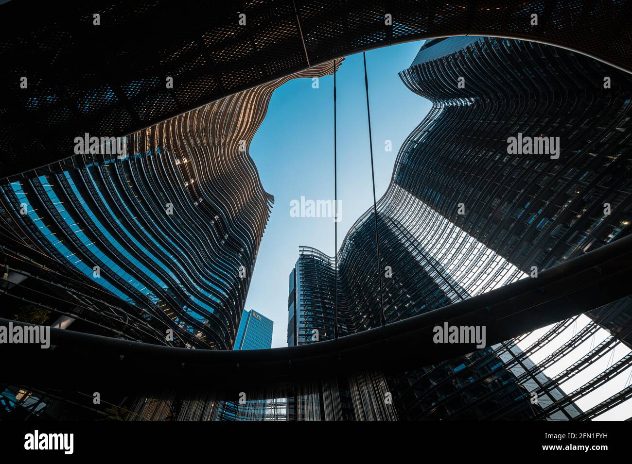 Urban architecture in city state Stock Photo - Alamy