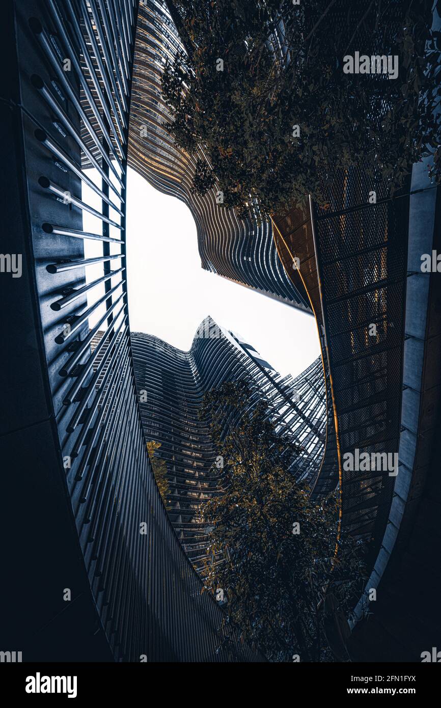 Urban architecture in city state Stock Photo - Alamy