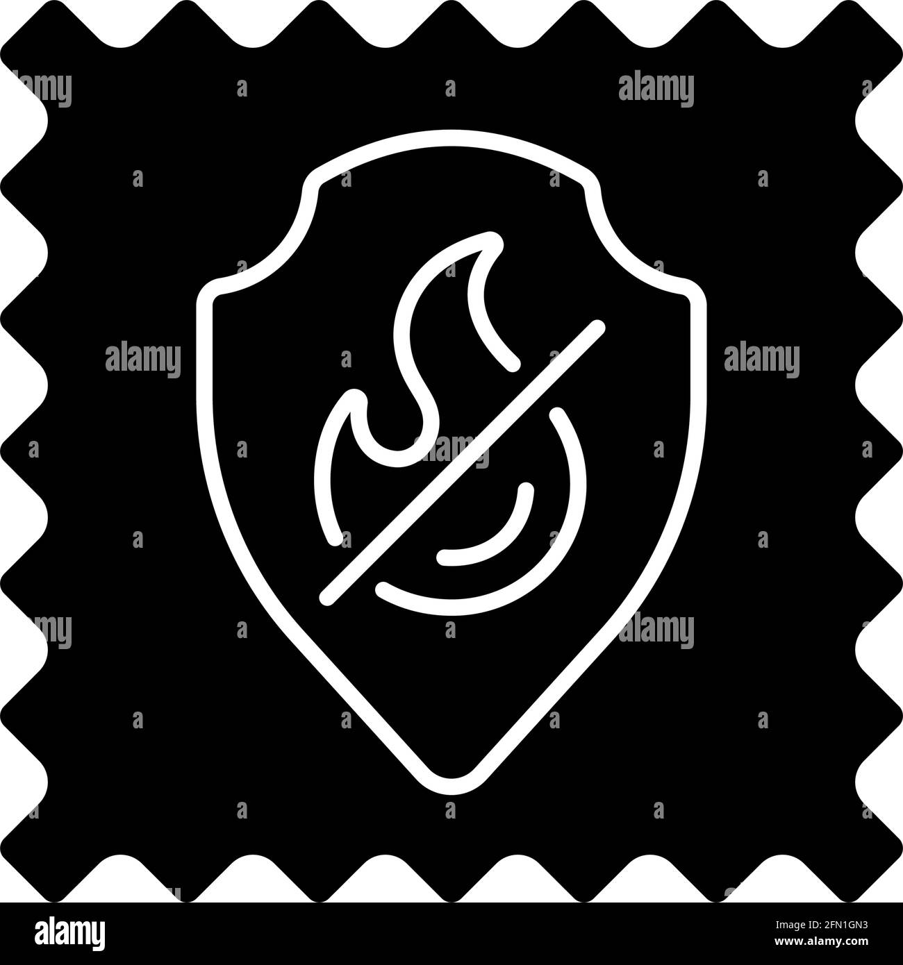 Fire Resistant Label Stock Vector Images - Alamy