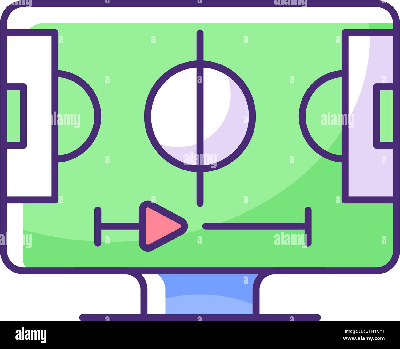 Play sports network Stock Vector Images - Alamy