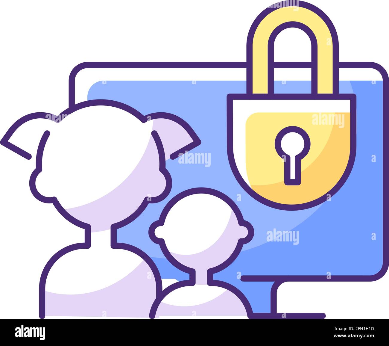 Parental block Cut Out Stock Images & Pictures - Alamy