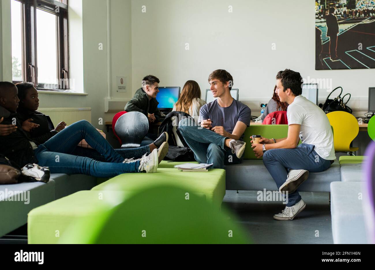 Sixth Form Students, Young people in education, group of young students ...