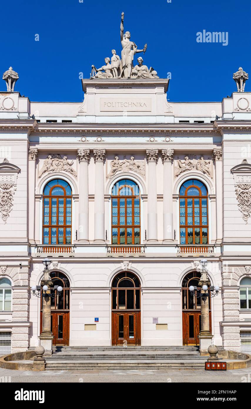 Warsaw, Poland - July 26, 2020: Main historic building of Warsaw ...