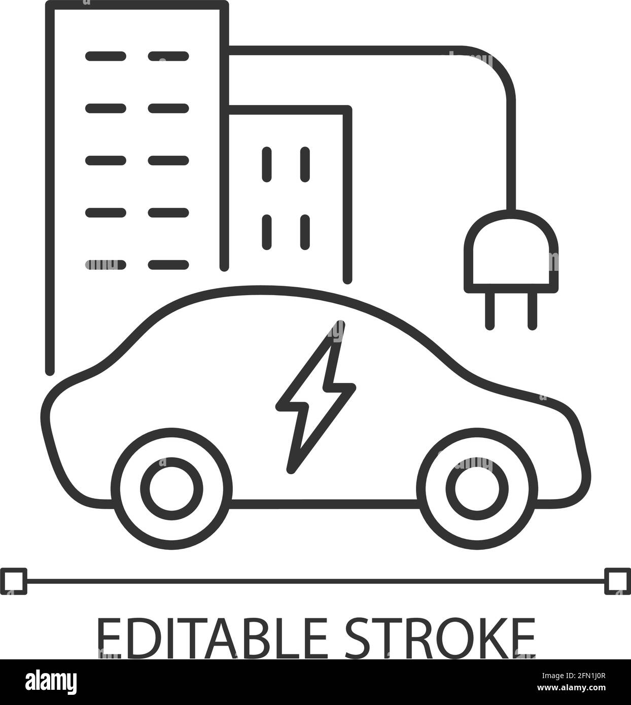 Electronic charging station sign Stock Vector Images - Alamy