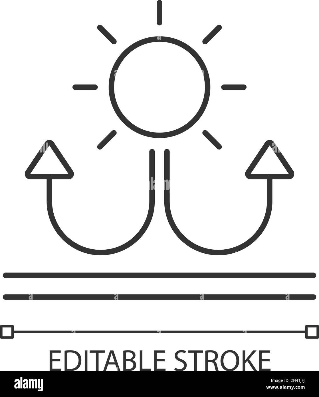 Fabric with reflective parts linear icon Stock Vector Image & Art - Alamy