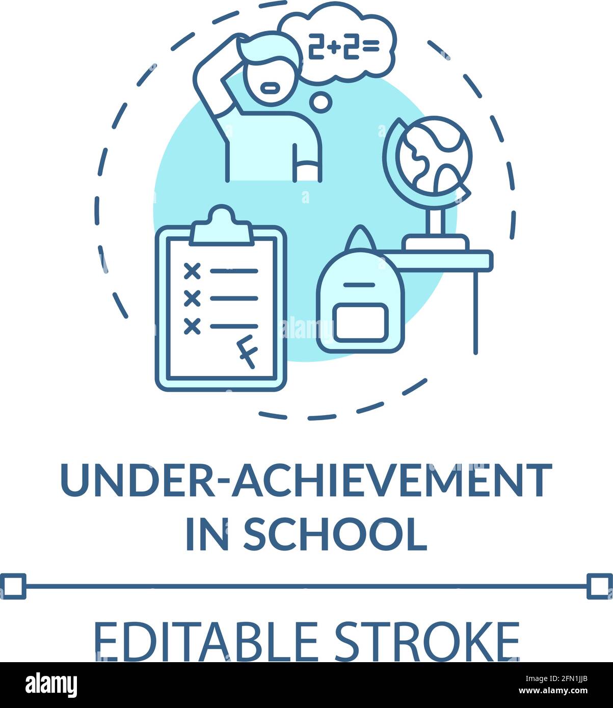 Educational failure Stock Vector Images - Alamy