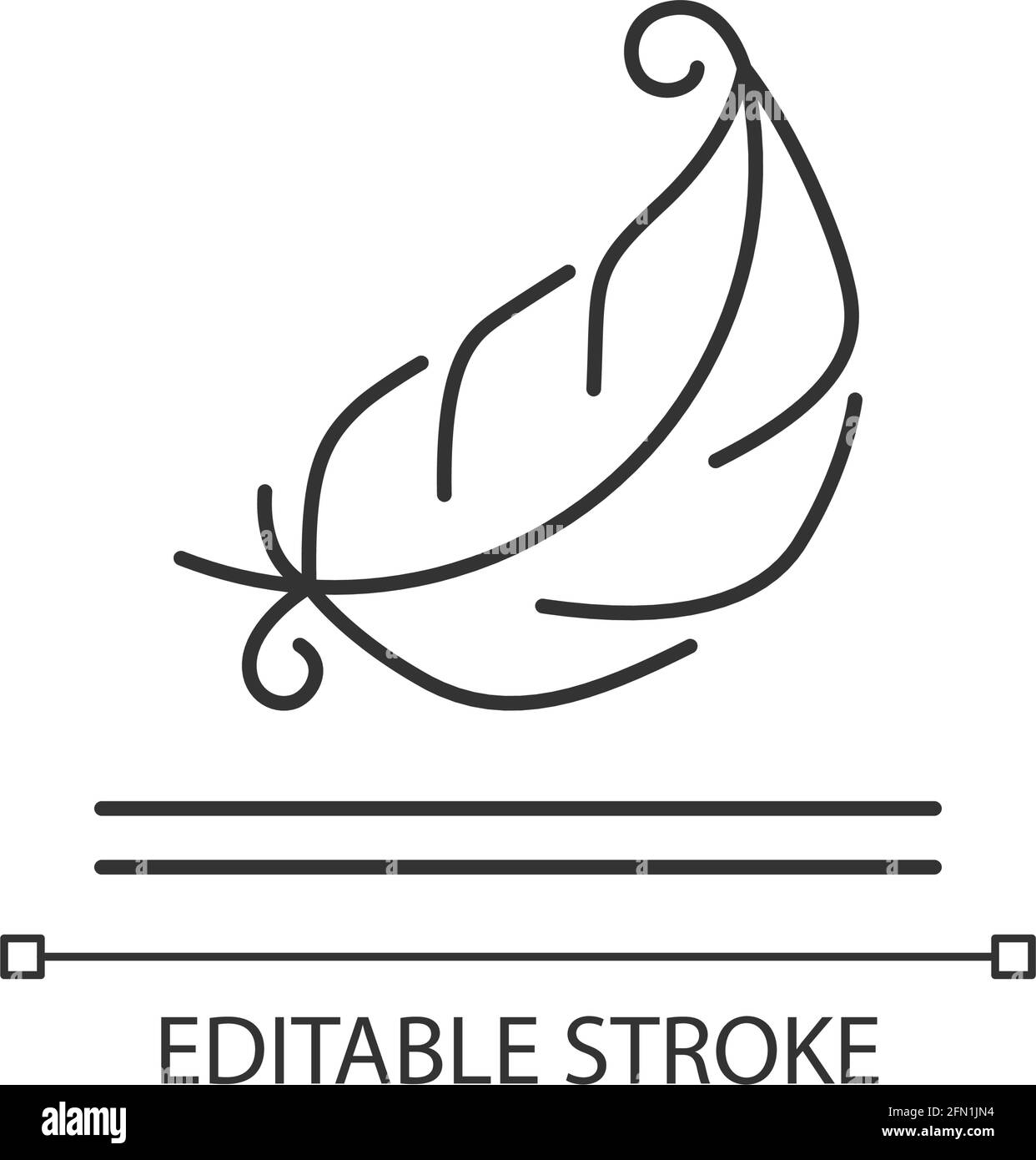 Lightweight fabric property linear icon Stock Vector Image & Art - Alamy