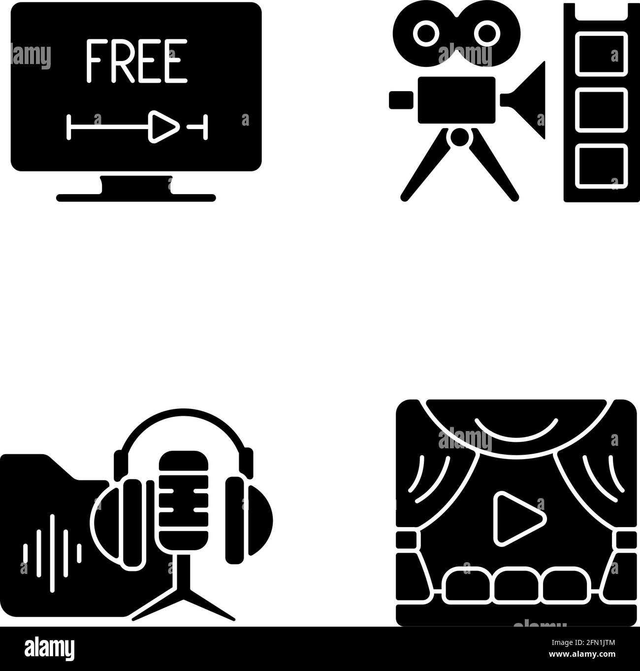 Video on demand service Black and White Stock Photos & Images - Alamy