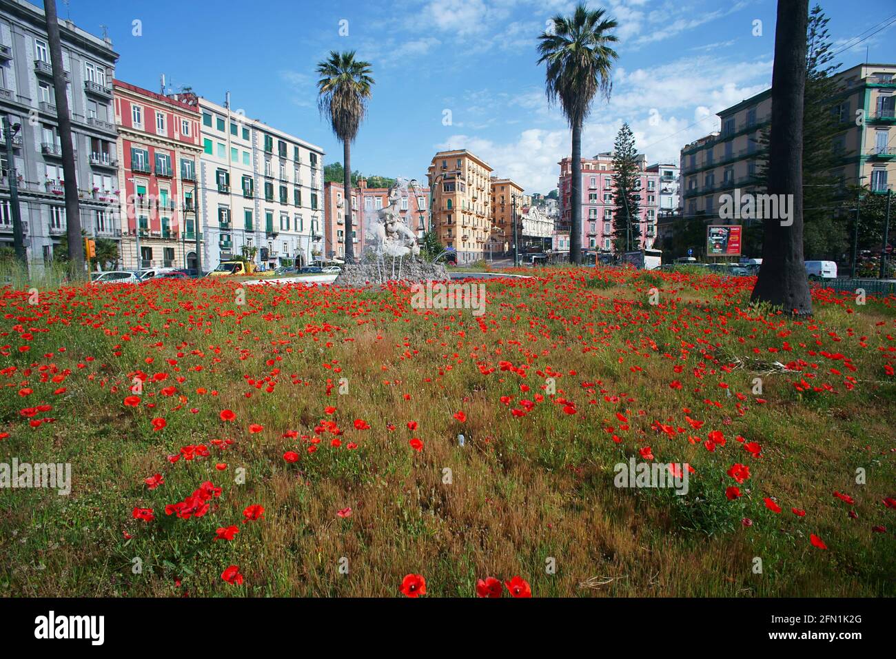 Italy naples piazza sannazzaro hi-res stock photography and images - Alamy
