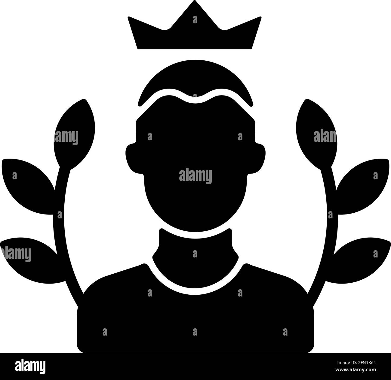 Premium subscriber black glyph icon Stock Vector Image & Art - Alamy