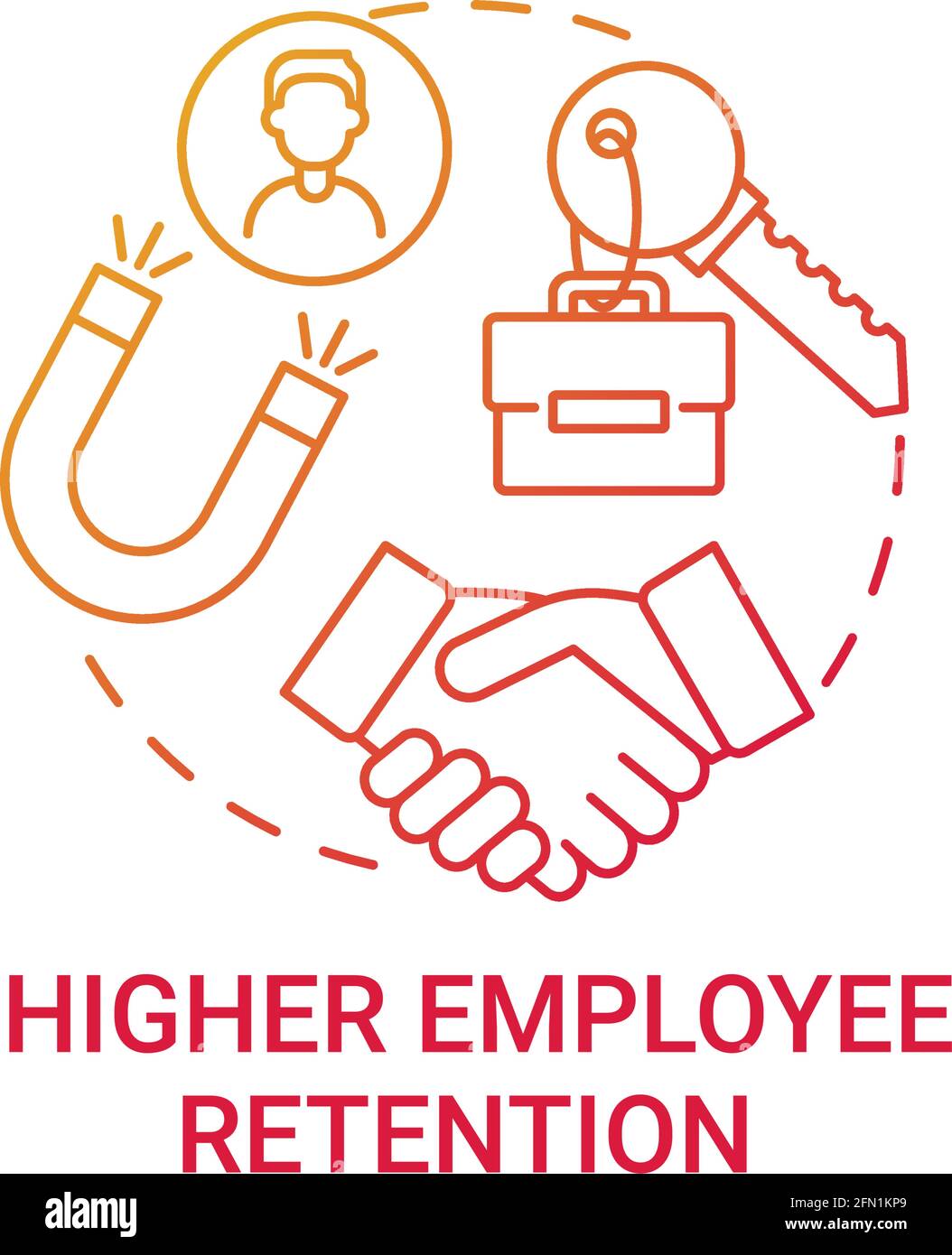 Higher employee retention concept icon Stock Vector Image & Art - Alamy Higher employee retention concept icon Stock Vector Image & Art - Alamy