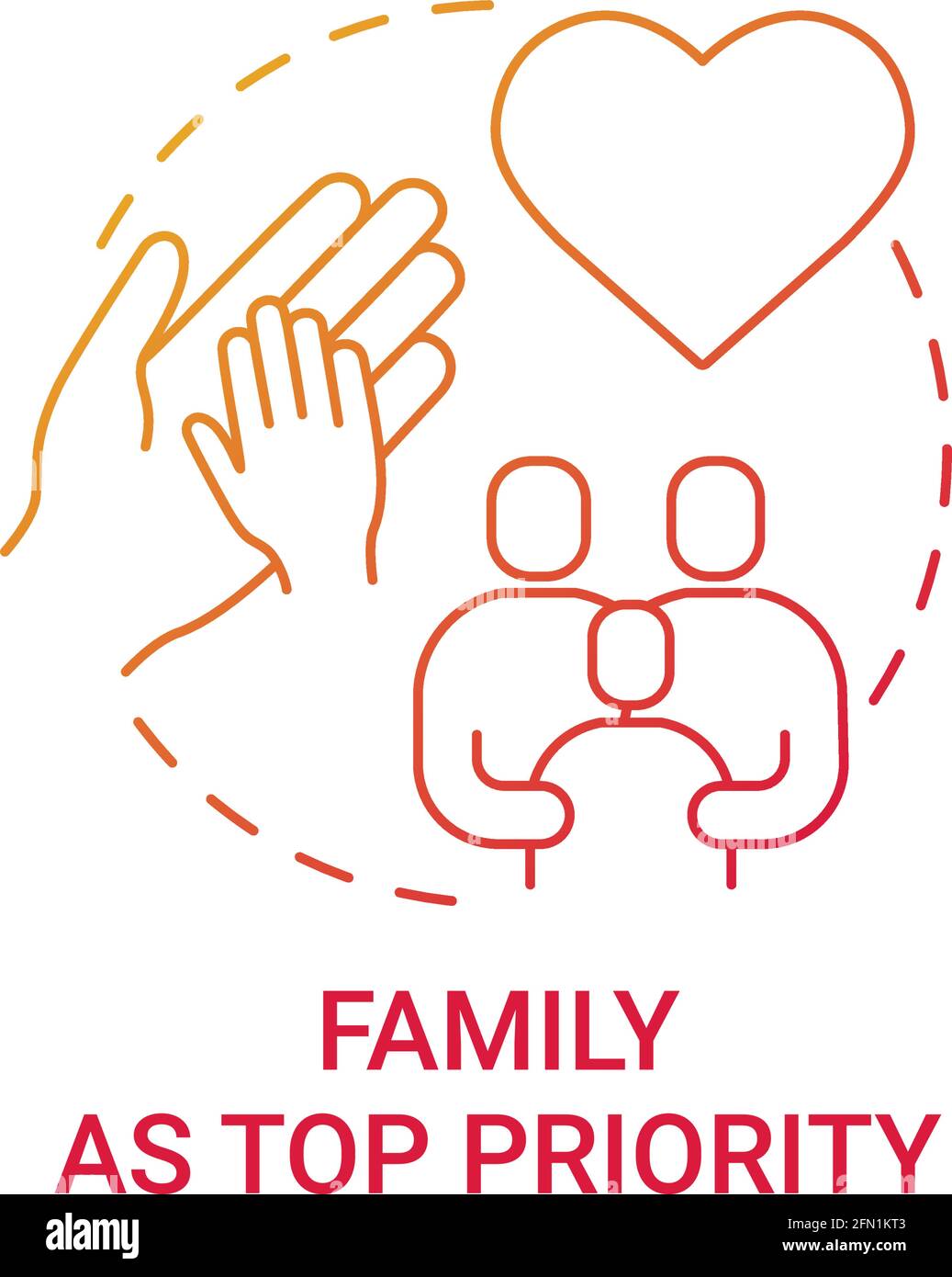 Family as top priority concept icon Stock Vector Image & Art - Alamy