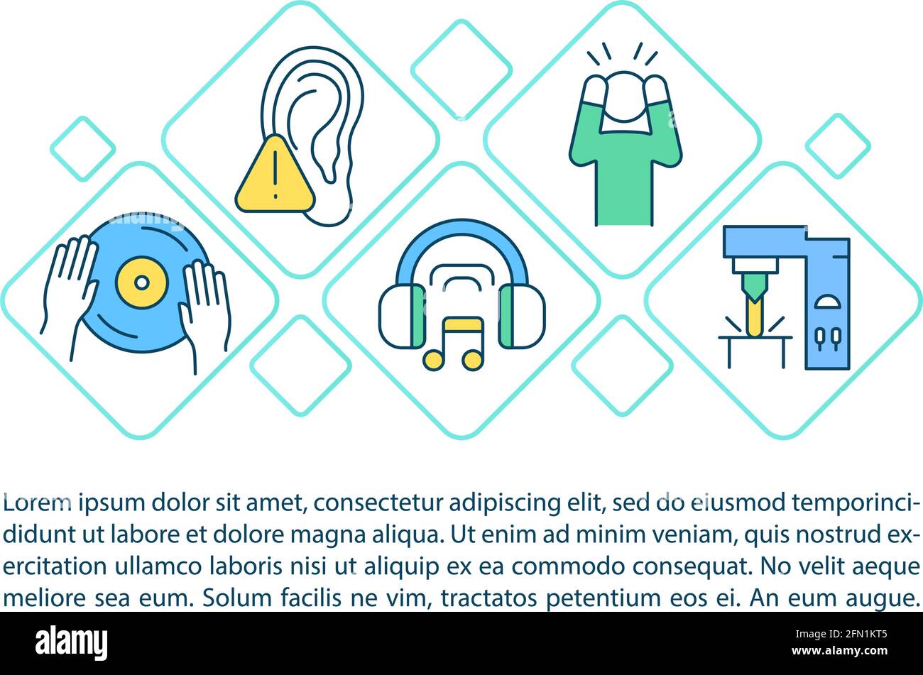 Noise protection headphones Stock Vector Images - Alamy
