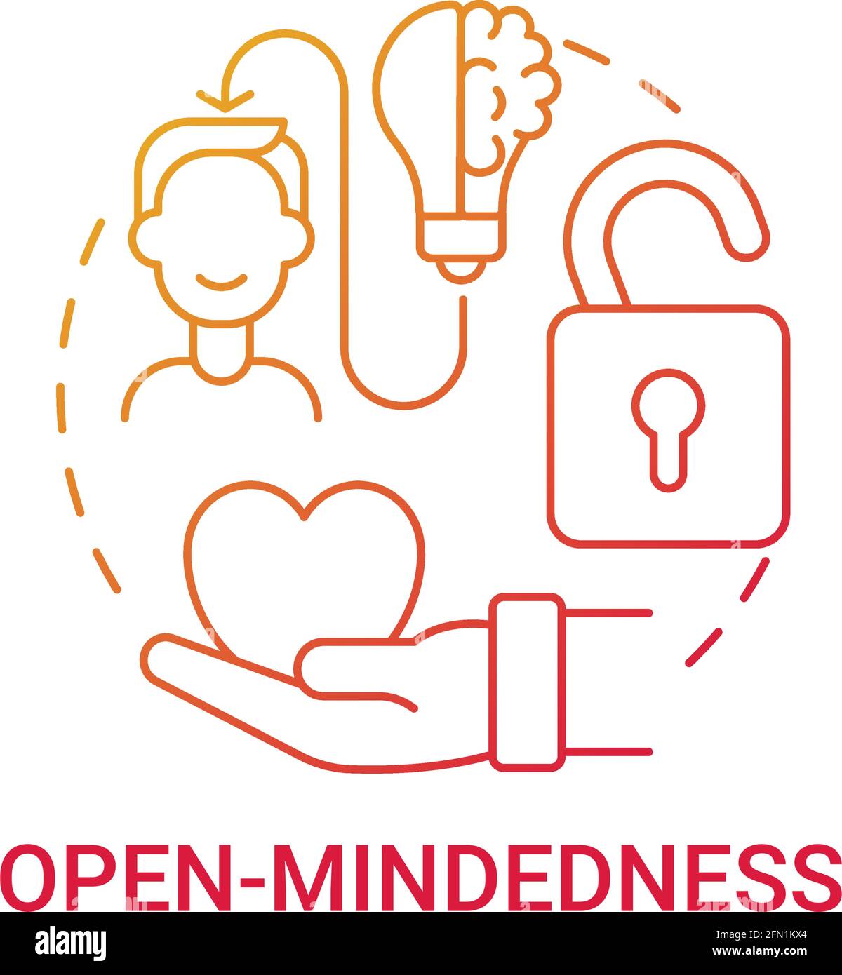 Open-mindedness concept icon Stock Vector Image & Art - Alamy