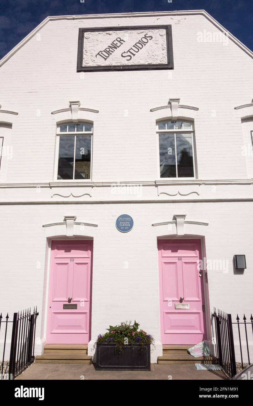 Joseph Turner's Studios, Glebe Place, Chelsea, London, SW3, UK Stock ...