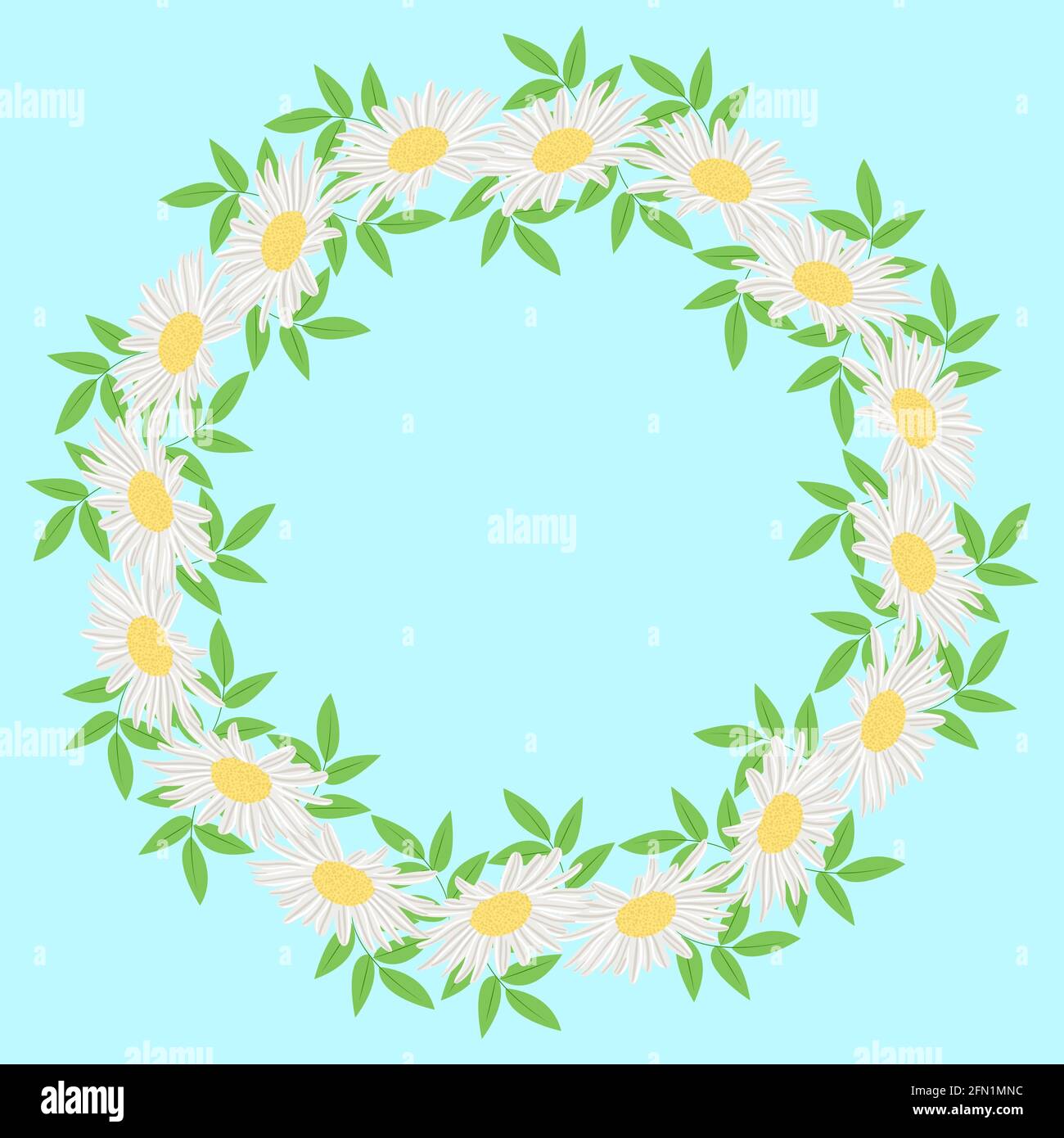 Flowers leaves in white Stock Vector Images - Alamy