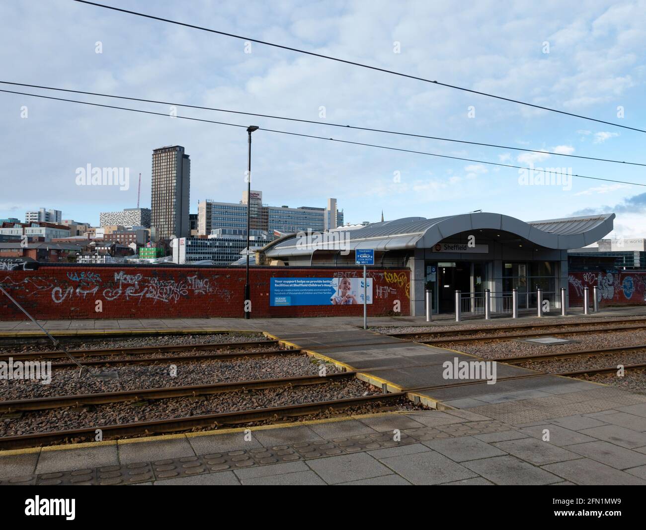 Sheffield station. Sheffield, South Yorkshire, England, UK Stock Photo ...